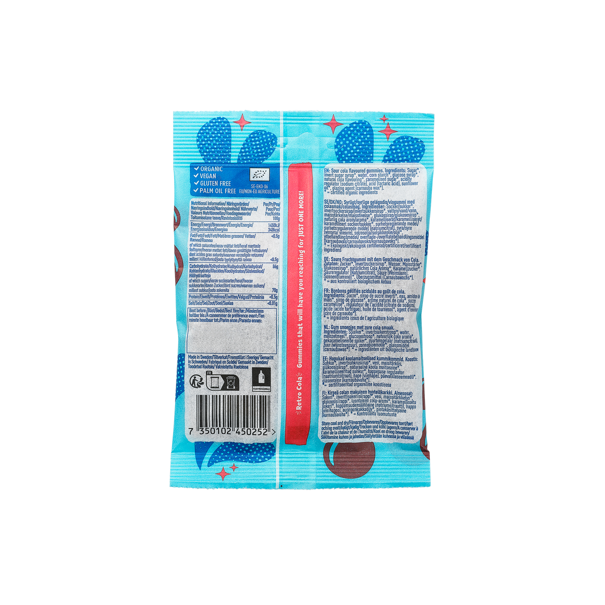 Jom -- Cola rétro acide - 70g x 16 – Aventure Bio Belgique Luxembourg